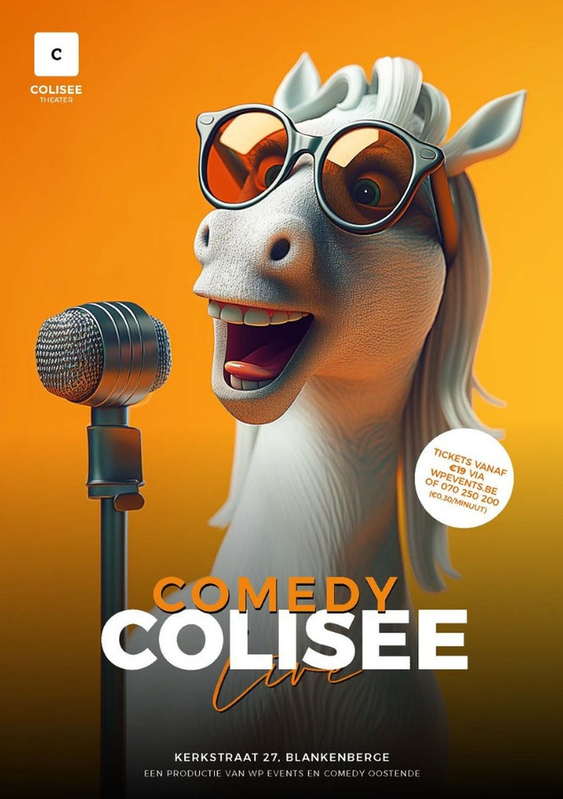 ‘Comedy Colisee Live’ brengt comedy naar Blankenberge: “Dit wordt een ...