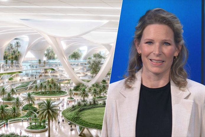 KIJK. 33 miljard euro, 400 gates en 260 miljoen passagiers: Dubai bouwt ...