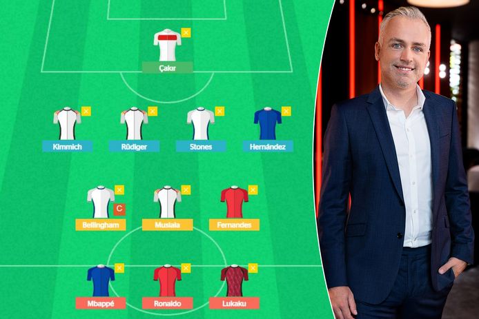 Van Rüdiger over Bellingham tot Lukaku: de Gouden EK-ploeg van Maarten ...