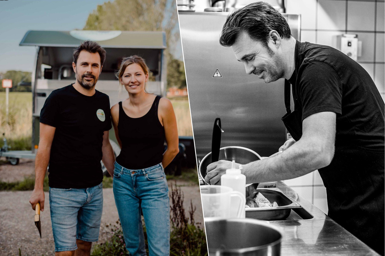 ONDERNEMERS VAN BIJ ONS. Raf en Imke koken voor ploegen achter Vive le ...