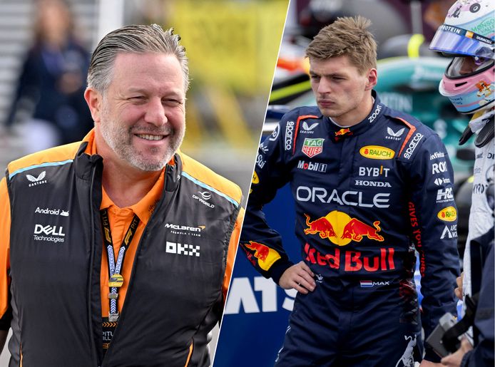 Max Verstappen sneert na kritiek van McLaren-teambaas op Silverstone: ‘Wie is Zak Brown?’ | Onze ...