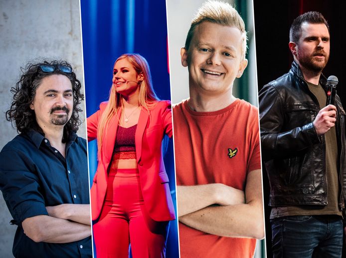 Gunter Lamoot, Jade Mintjens, Jeroen Verdick en Vincent Voeten zakken ...