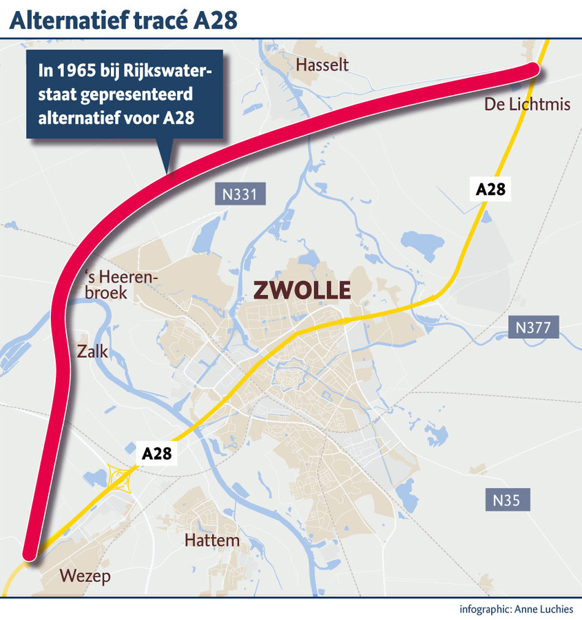 Een tunnel voor de A28 bij Zwolle? Deze ingenieur (90) bedacht een ...