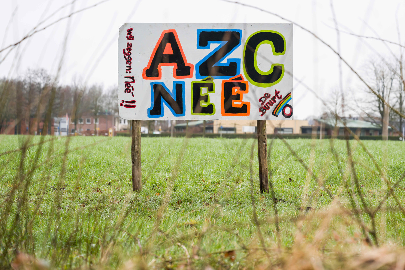 Buurt komt in actie tegen azc Eibergen: ‘Ik denk dat dit de mooiste ...