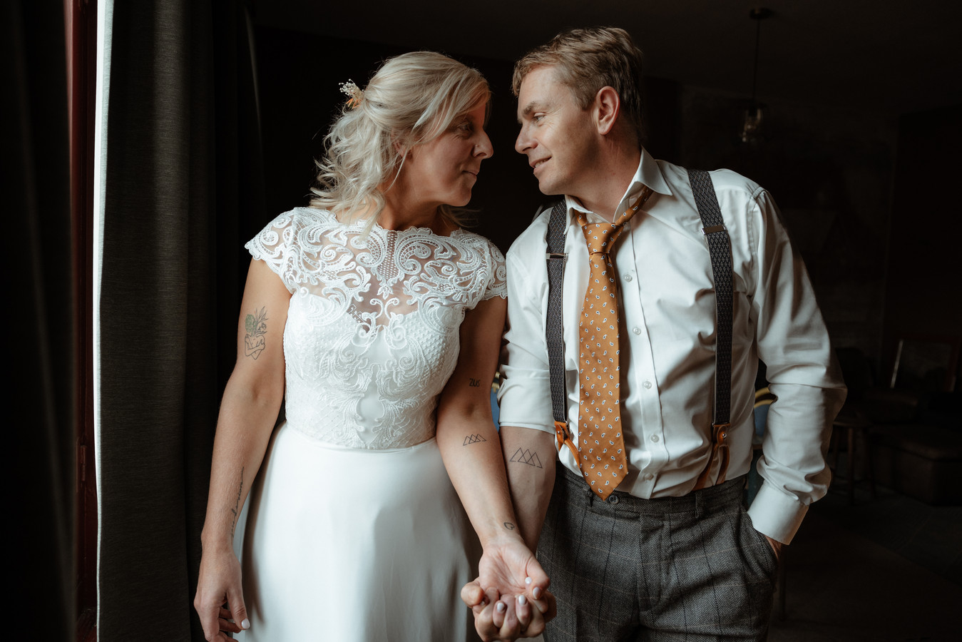 “Dit haalden we bij de kringwinkel.” Aster (38), Patsy (63) en Lobke ...