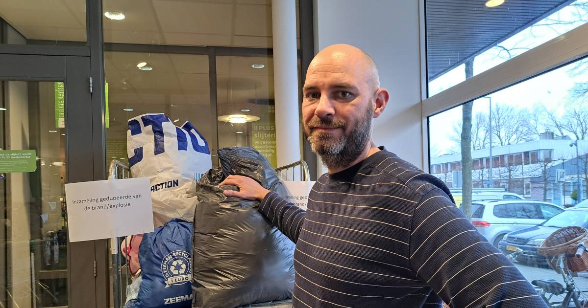 Mensen doneren massaal kleding en boodschappen voor gedupeerden ...