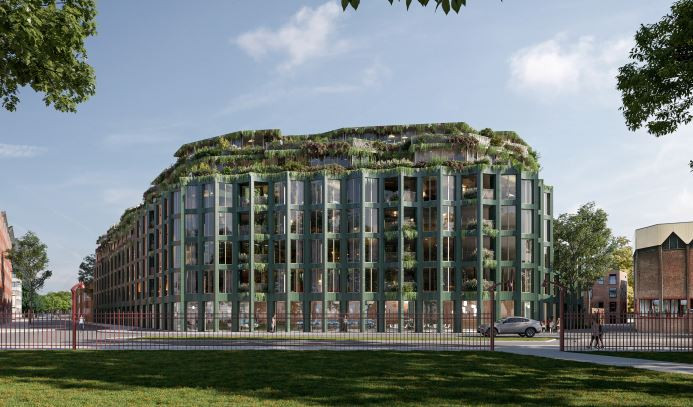 Buurt nu al enthousiast over bouw Central Park 076: 'Waanzinnig mooi gebouw’ | Foto | AD.nl