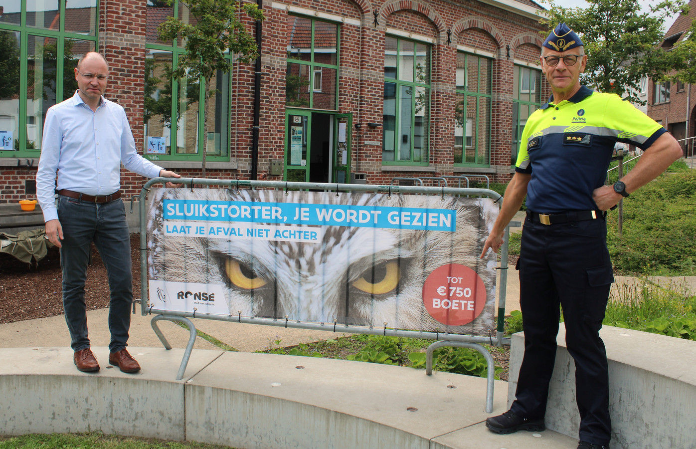 Opruimactie in de Prinskouter geeft het goede voorbeeld bij de campagne ...