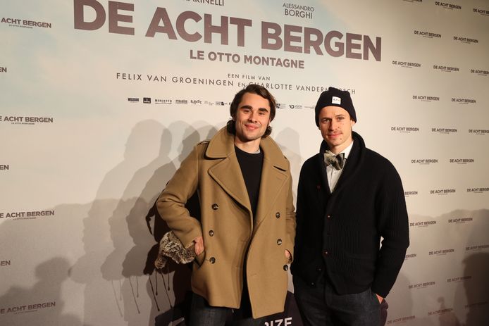 IN BEELD. Cast van ‘Zillion’ keurt ‘De Acht Bergen’ | BV | hln.be