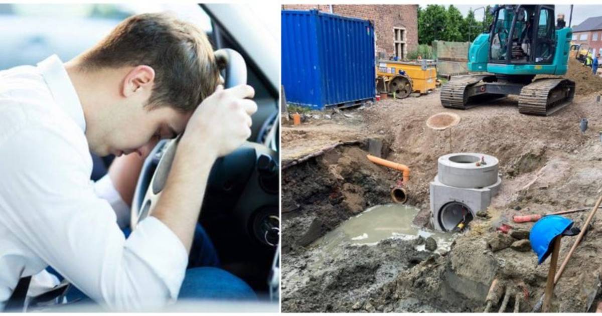 Dronken bestuurder rijdt zich ‘s nachts vast in wegenwerken en valt ... Dronken bestuurder rijdt zich ‘s nachts vast in wegenwerken en valt ...