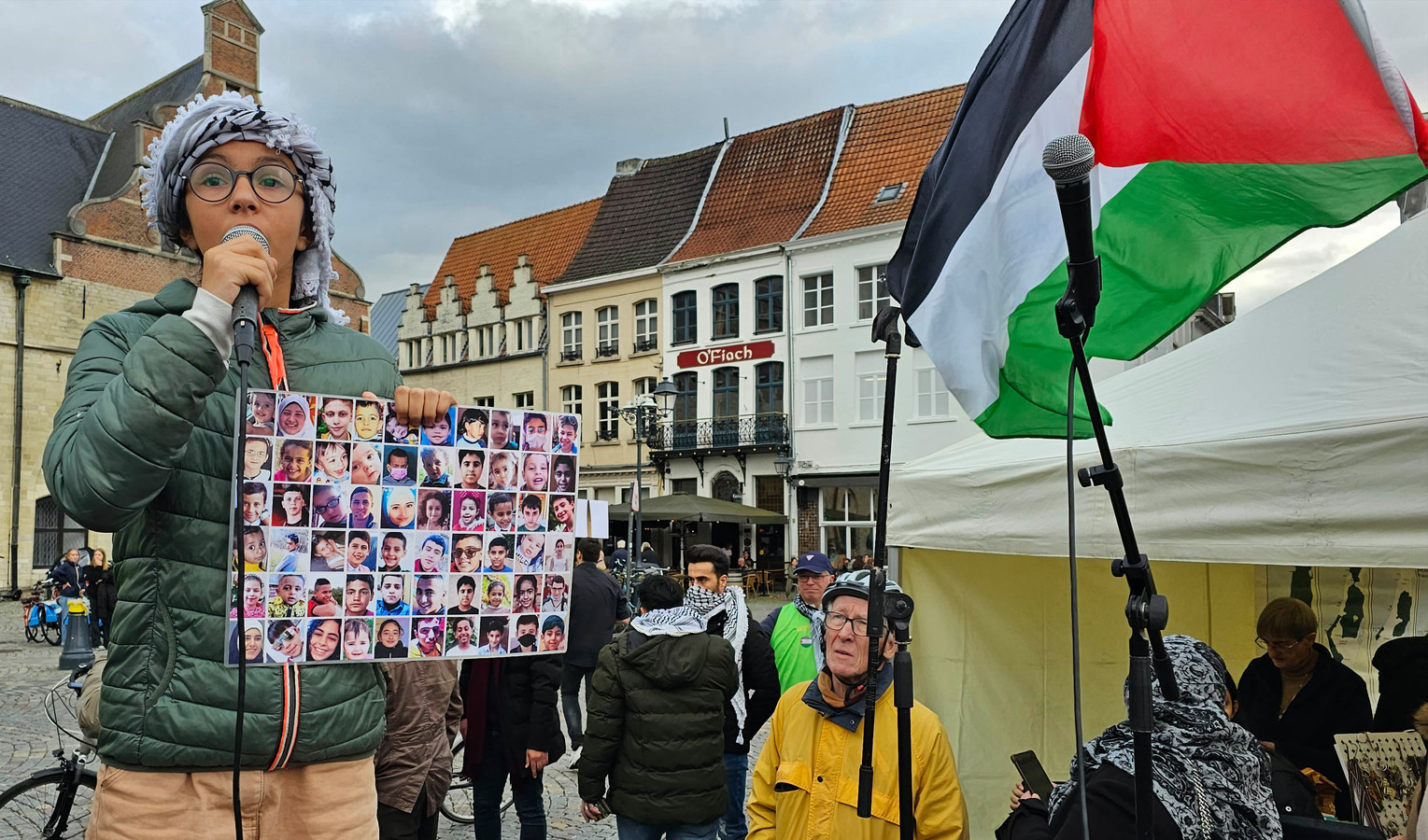 500 mensen wonen actie ‘Stop war in Gaza’ bij: “Ik weet niet eens of ...