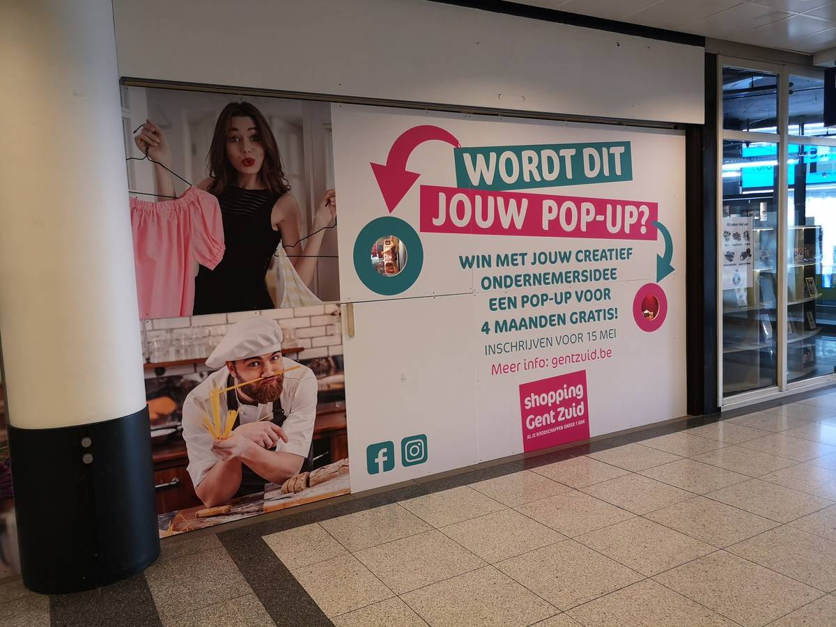 Win een pop-up voor 4 maanden in shoppingcenter Gent Zuid | Foto | hln.be