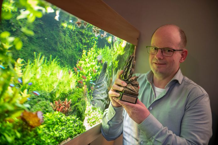 Het mooiste aquarium van Nederland staat bij Edwin in Rijssen: ‘Kan er ...
