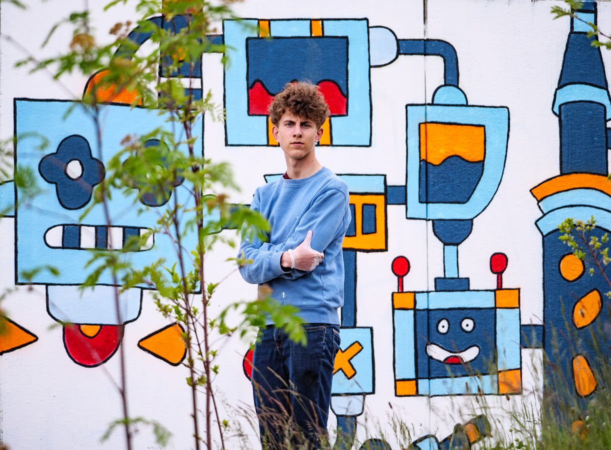 ‘Muur zkt’ vindt met Oskar (15) eerste artiest | Foto | hln.be