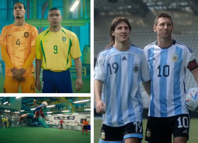 Lionel Messi, Cristiano Ronaldo, Edgar Davids en Virgil van Dijk ...