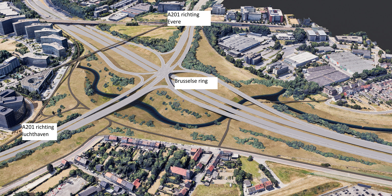 Knooppunt Brusselse ring met A201 start twee jaar later dan gepland ...