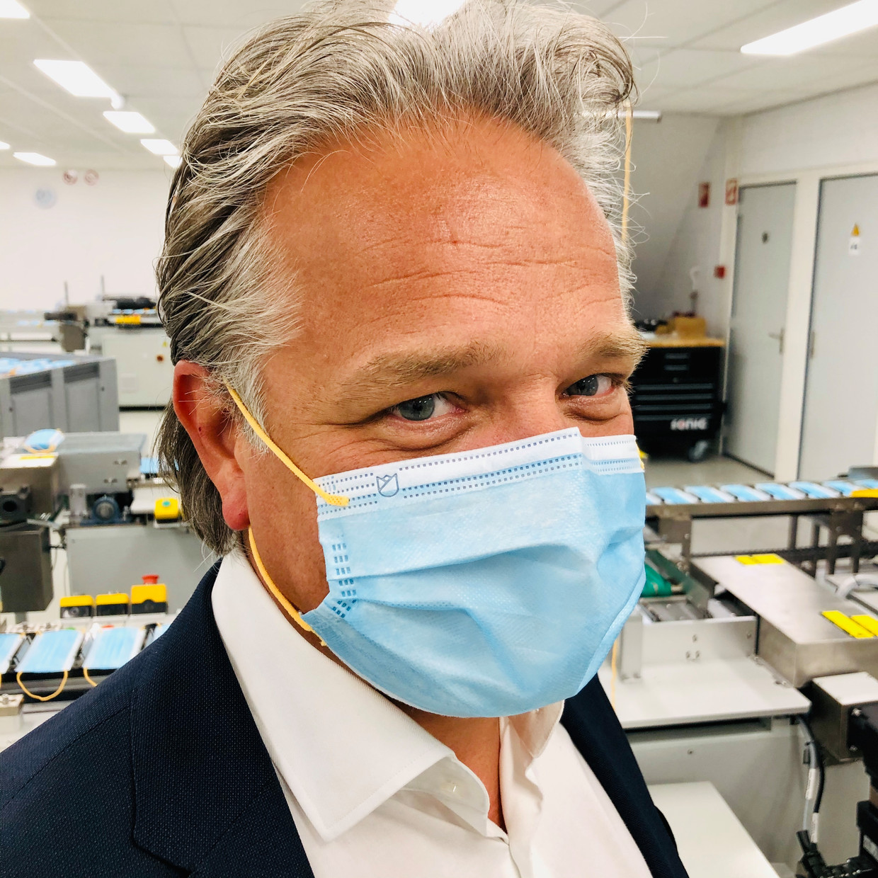 Een Hollands mondkapje, dus ‘made in Holland’. Je wist niet dat je het ...