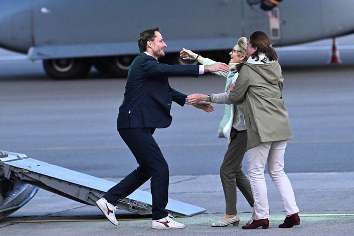 Olivier Vandecasteele, die vorig jaar werd vrijgelaten uit Iraanse cel ...