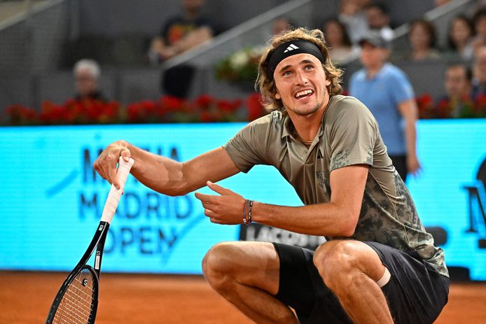 Alexander Zverev in Madrid pas om 01.30 uur klaar met Spaanse opponent | Tennis | AD.nl