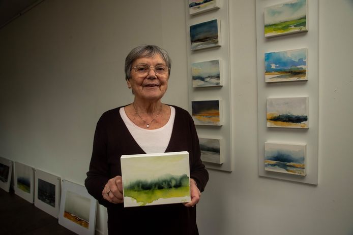 Aquarellen Maria Van den Berghe geïnspireerd op Noors licht | Wetteren ...