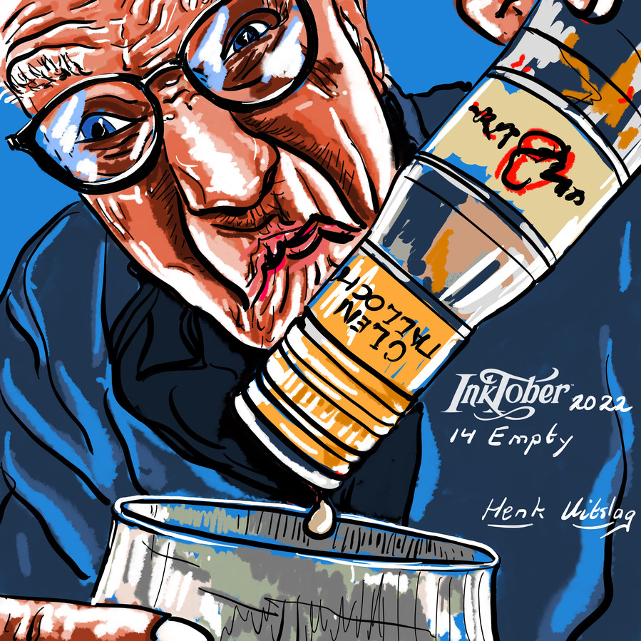 Elke dag in Inktober verrast Hengeloër Henk Uitslag de wereld met een ...