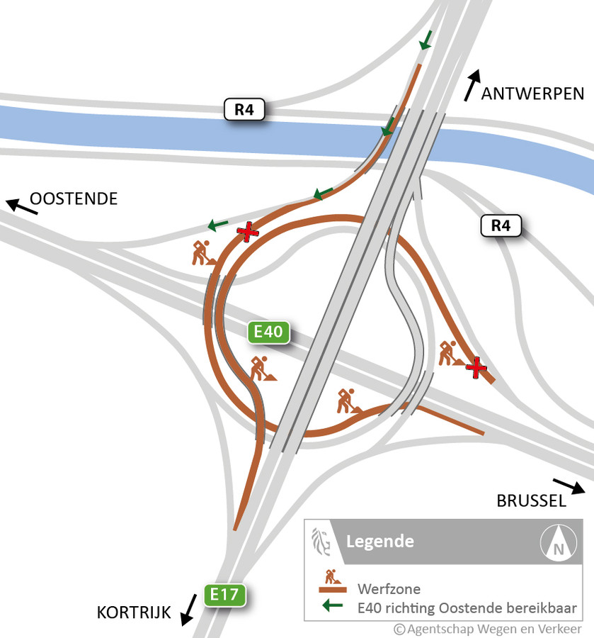 Twee jaar filerijden aan één van drukste knooppunten van België ...