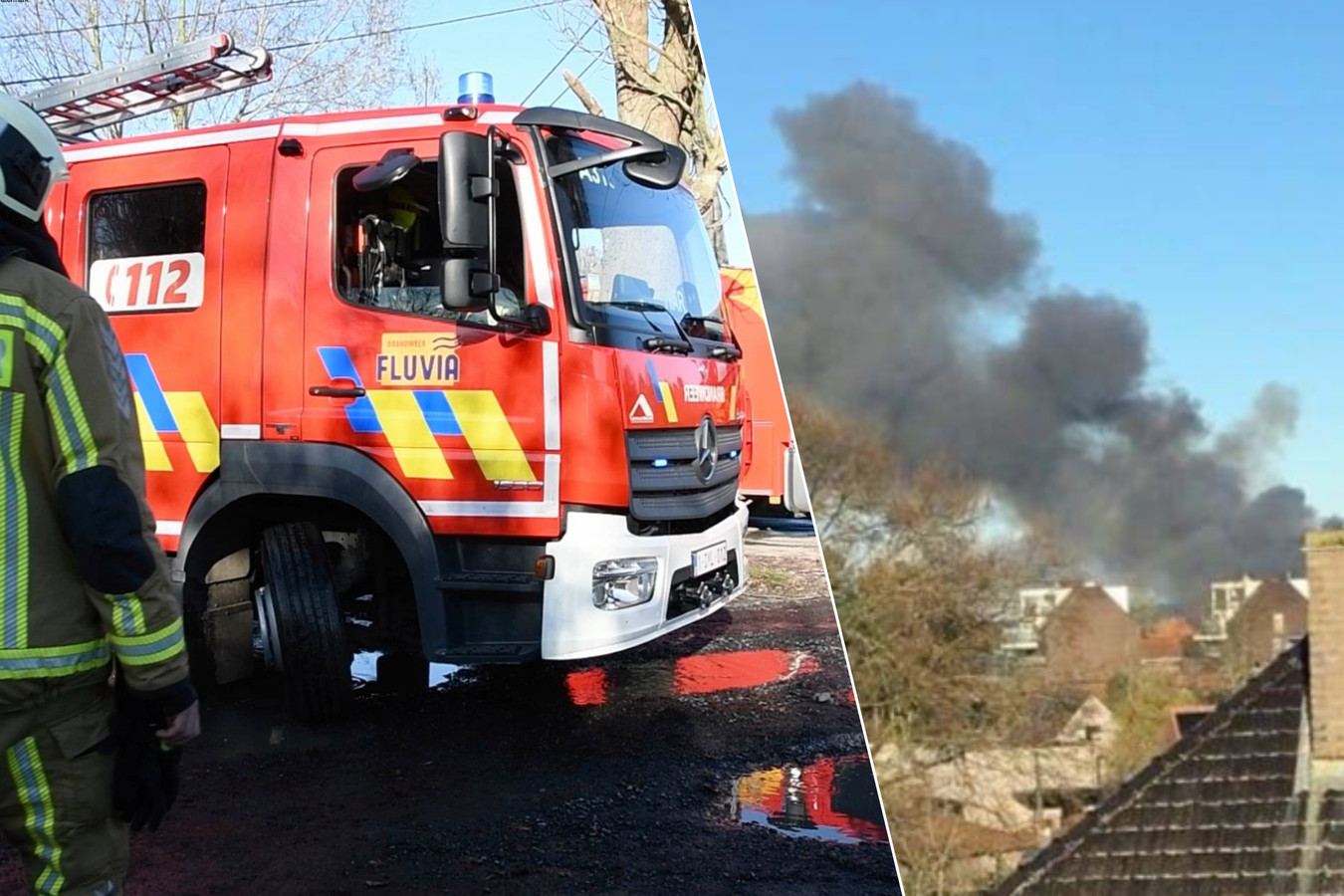 40.000 kippen sterven bij brand in Anzegem, mogelijk ook asbest ... 40.000 kippen sterven bij brand in Anzegem, mogelijk ook asbest ...