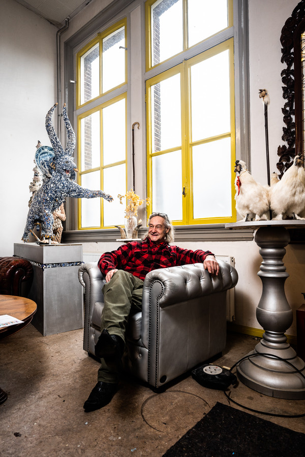 Jos van Doorn (67) blijft kunst maken tot hij erbij neervalt: ‘Een kop ...
