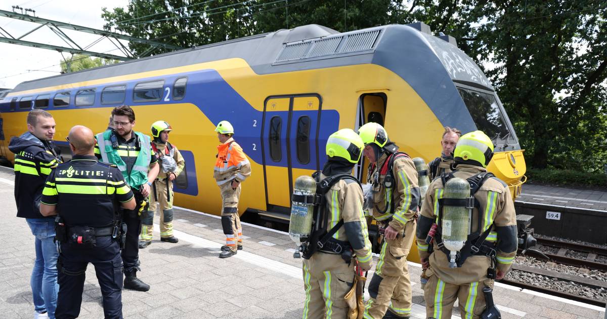 Reizigers moeten trein uit door rook in cabine van machinist, tijdelijk ...