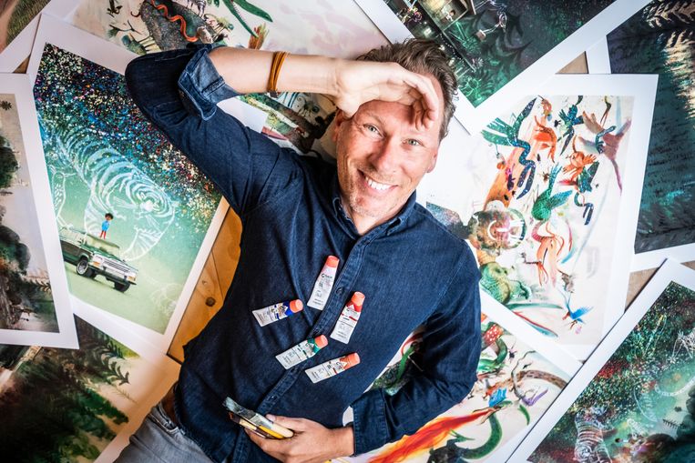 Mark Janssen maakt furore met zijn artistieke prentenboeken: ‘Een ...