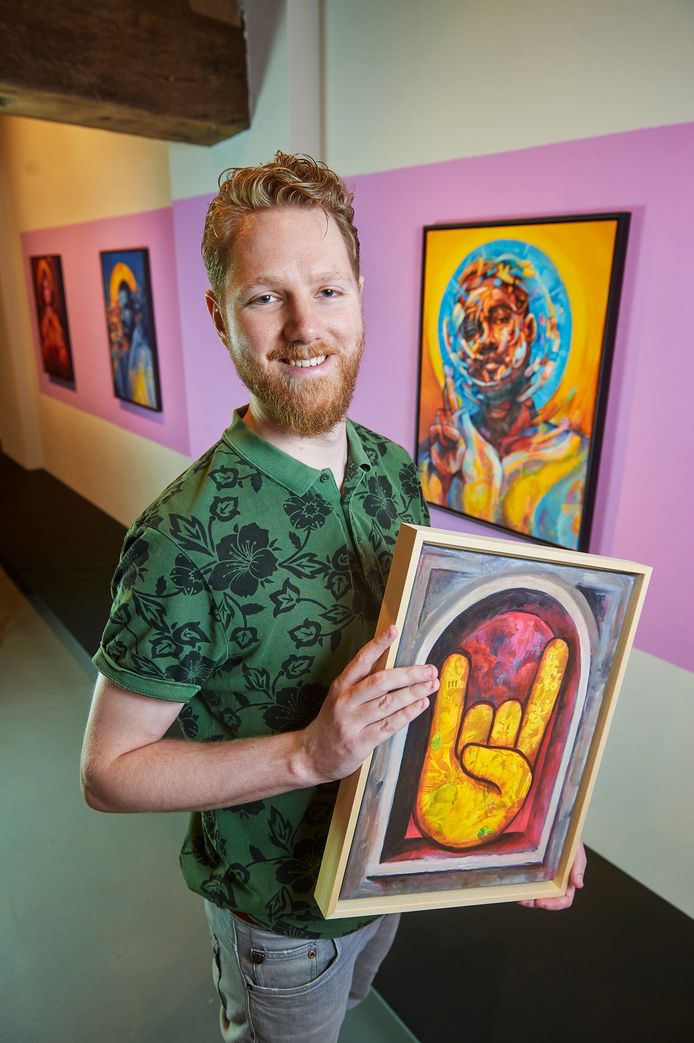 Mathijs Vissers registreert in zijn schilderijen de menselijke behoefte ...