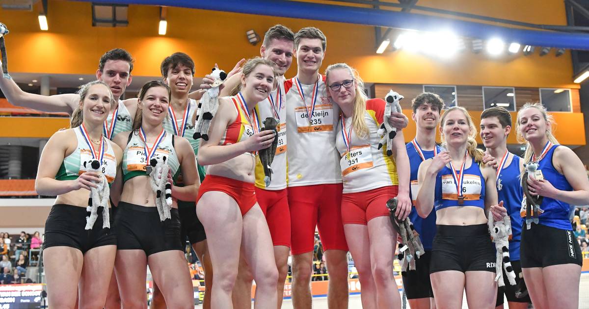 Viertal atletiekvereniging AV Wijchen snelt naar goud tijdens NK indoor ...