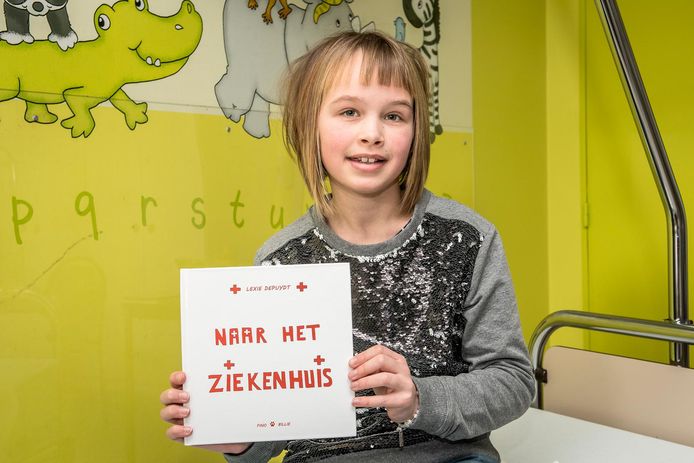 Lexie (10) schrijft boekje over ziekenhuisopname | Izegem | hln.be