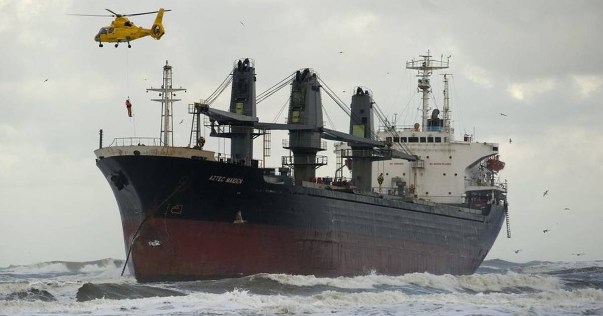 Aztec Maiden aangekomen in haven IJmuiden | Economie | AD.nl