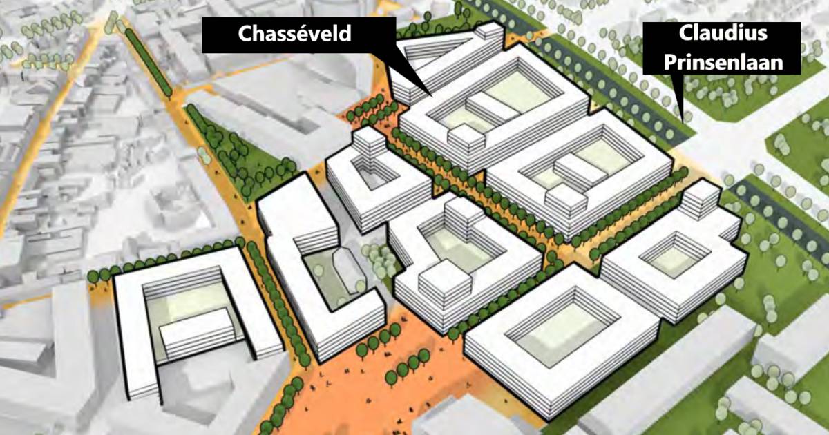 Chasséveld krijgt 1500 appartementen en ondergrondse parkeergarage ...