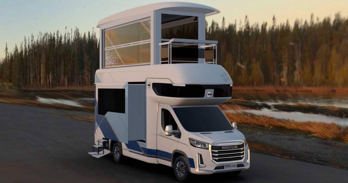 Verrassend: camper met uitschuifbare verdieping én balkon | Auto | AD.nl