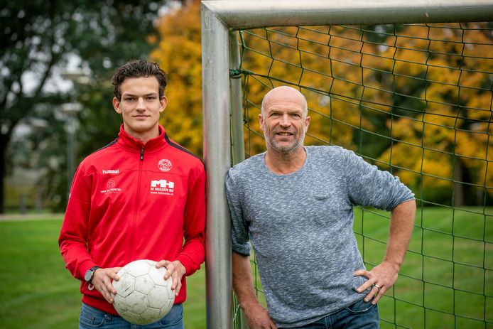 Scoren zit Woenselse Boys-spits Geurts in de genen | Amateurvoetbal | ed.nl