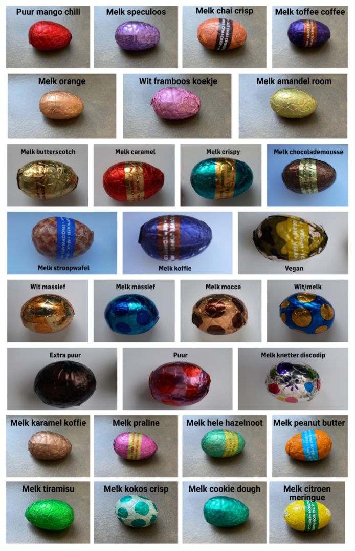 Zit er nou puur of wit in een roze paaseitje? Met dit overzicht grijp ...