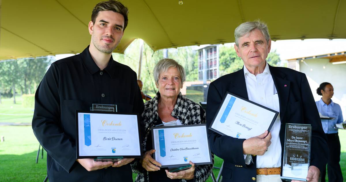 Edegem zet nieuwe ereburgers Christine Van Broeckhoven, Marc Bossuyt en ...