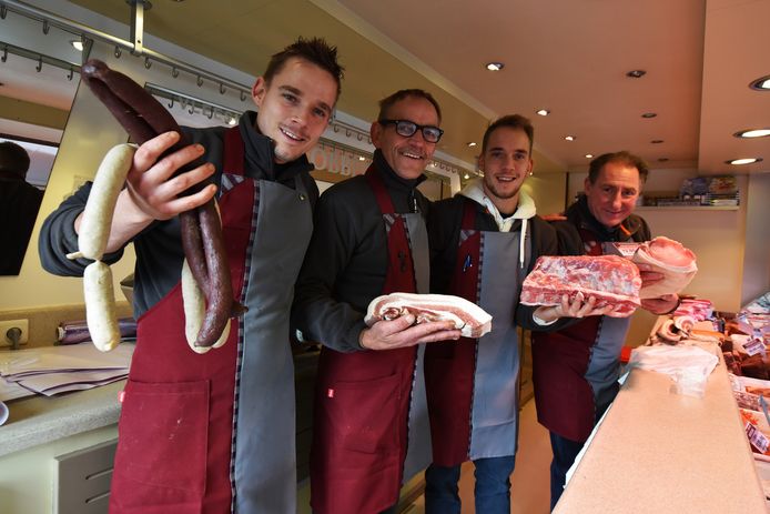 Slagersgezin herenigd op markt | Meise | hln.be