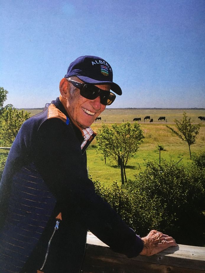 Zelfs toen hij ziek was reisde Jan Blom nog naar zijn geliefde Canada ...