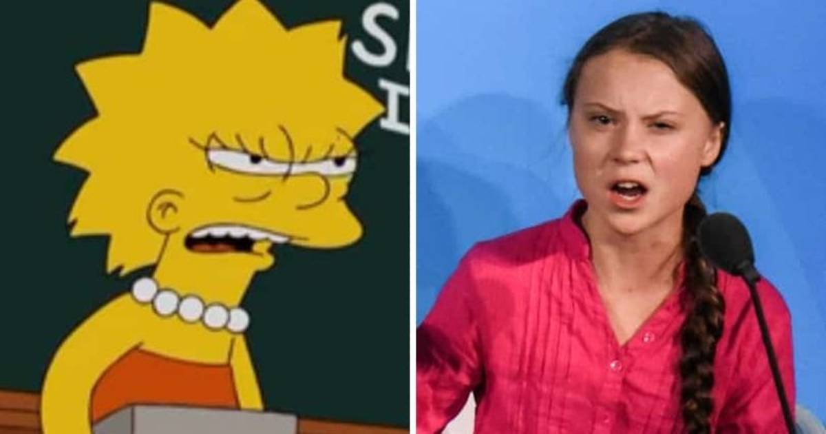 De Simpsons voorspelden speech Greta (+ nog tien voorbeelden waarbij ...