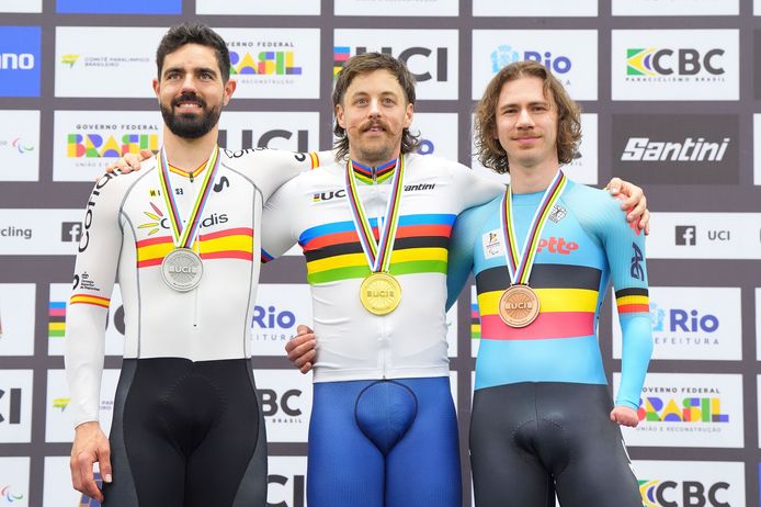 Eén keer zilver, twee keer brons: knappe prestaties van parawielrenners ...