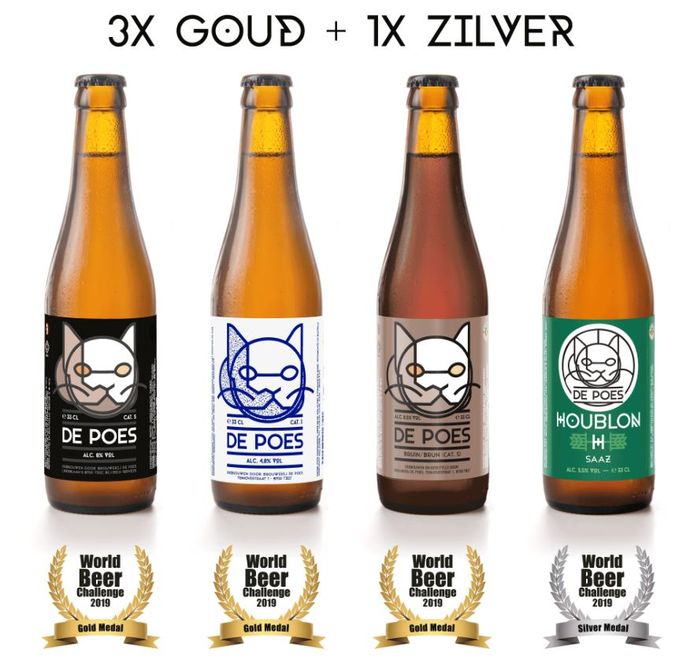 De Poes sleept vier medailles in de wacht op internationale ...