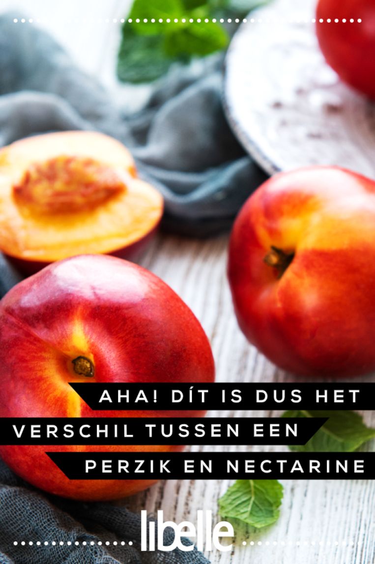 Aha! Dít is dus het verschil tussen een perzik en nectarine | Libelle