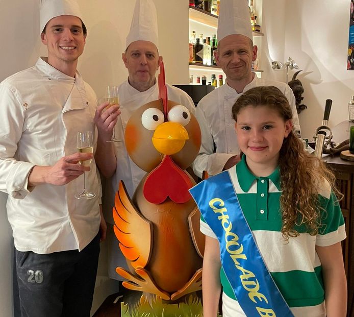 Sophie De Backer (10) is jeugdchocolade burgemeester van Zottegem ...