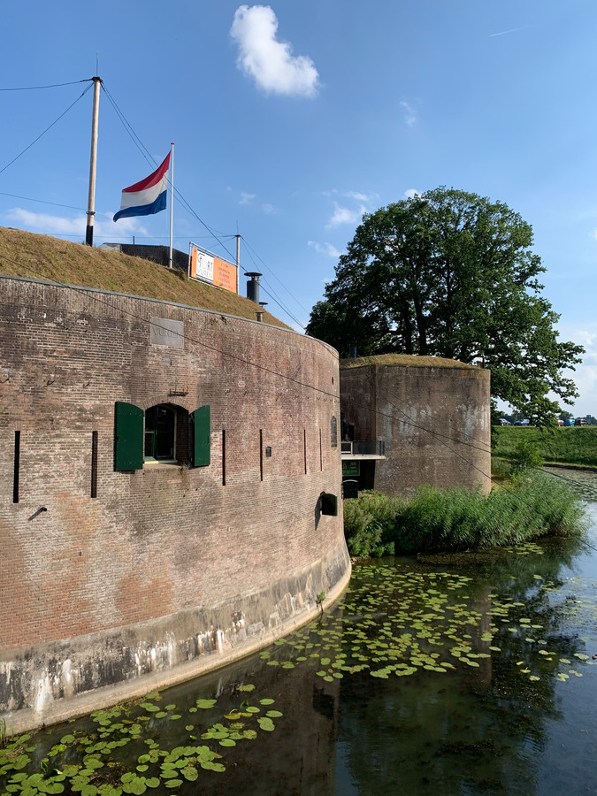 Bij Fort Vuren vind je koelte, bescherming én prachtige uitzichten ...