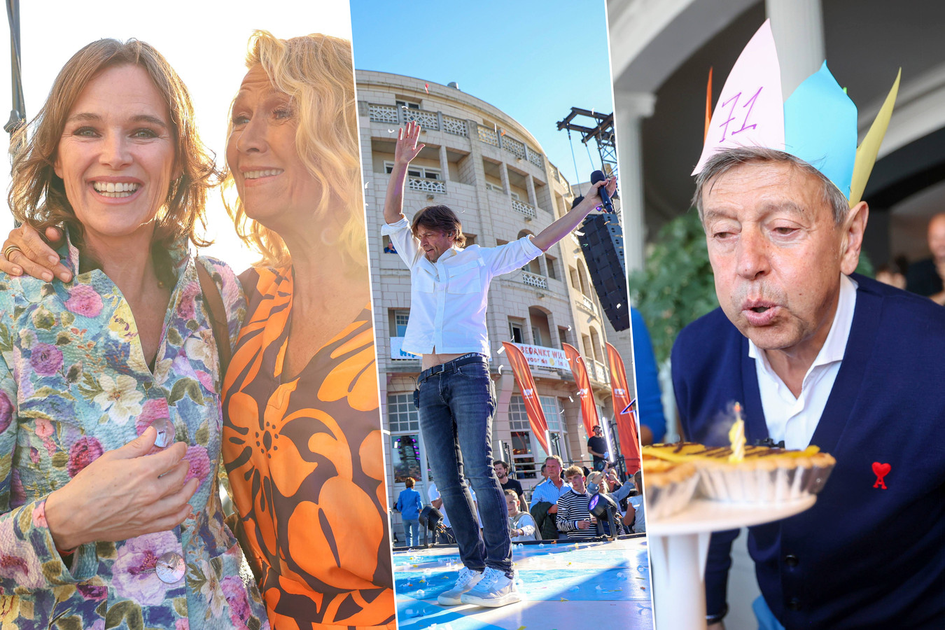 IN BEELD. Hartelijk weerzien tussen twee gewezen VTM-omroepsters in ...