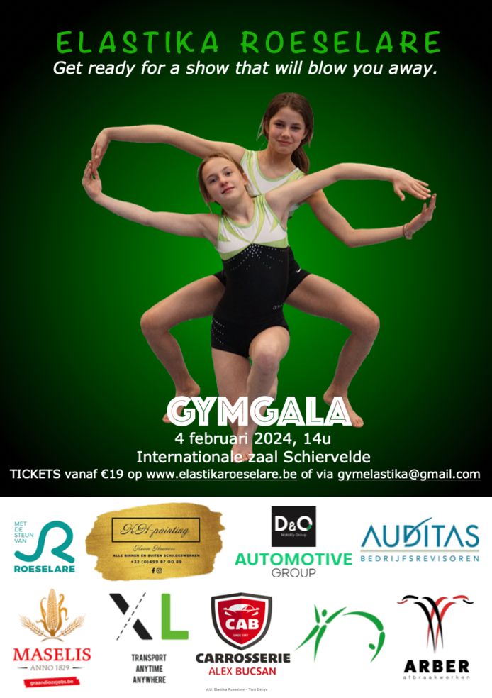 Elastika viert 10e verjaardag met gymgala | Roeselare | hln.be