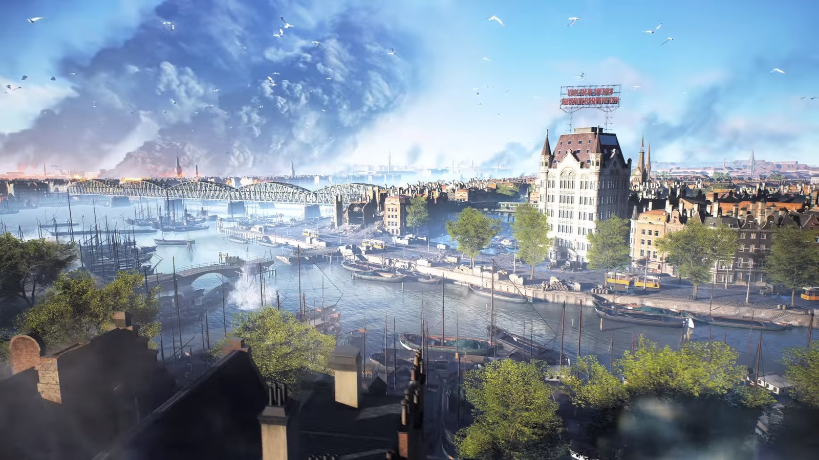 Battlefield V met hoofdrol voor Rotterdam vandaag speelbaar | Foto | AD.nl